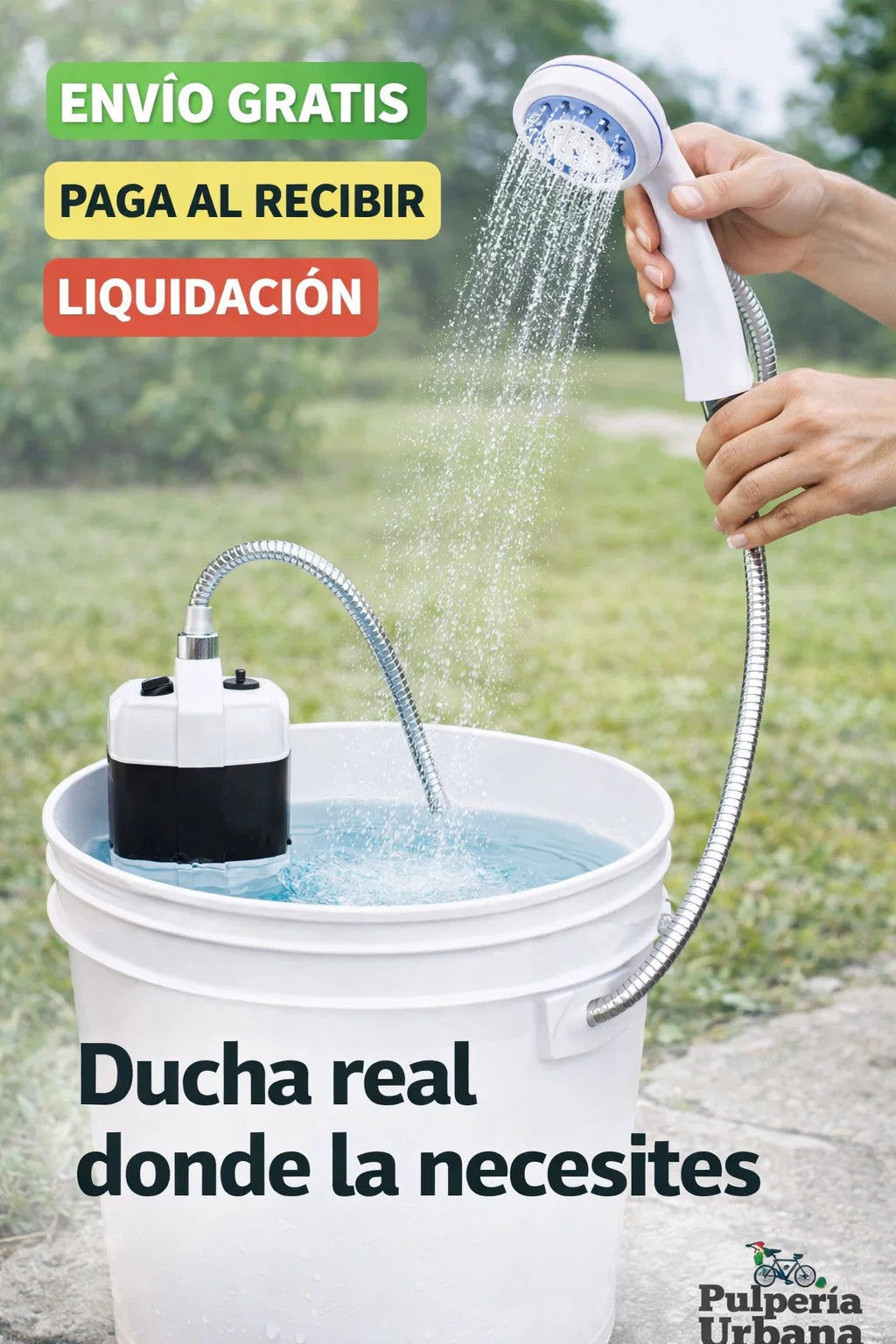 Ducha Portatil Pro Para Camping – Pulpería Urbana